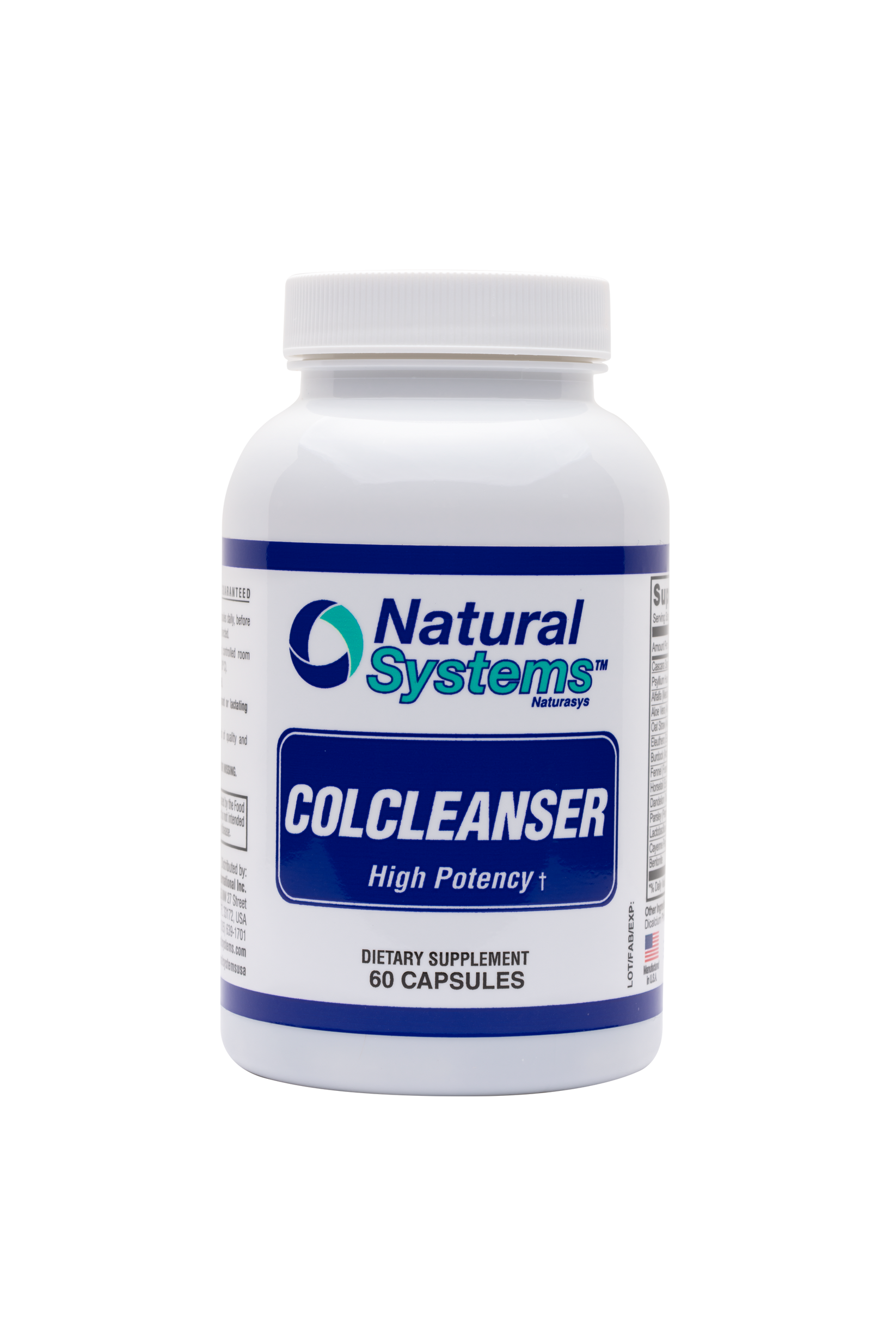 ColCleanser - 60 Cápsulas – Natural Systems