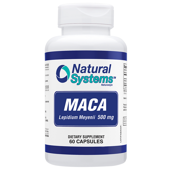 Suplemento de Maca Natural Systems | 500mg por Cápsula, 60 Cápsulas